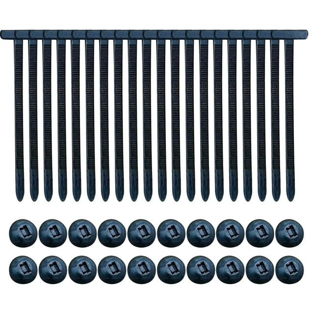 Universal Heavy Duty Cable Ties with Pin, Self-locking Nylon Zip Ties ...