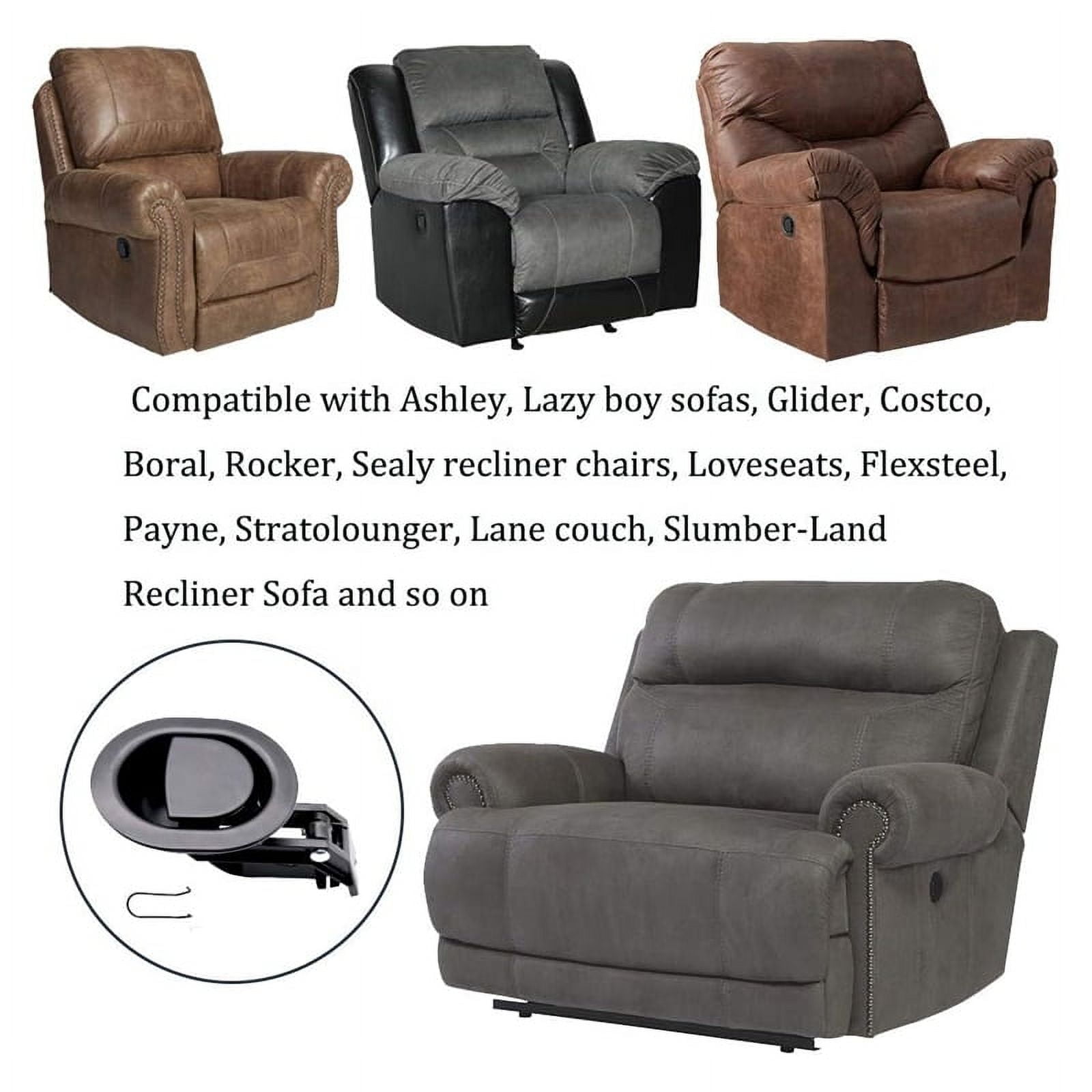 Universal Heavy-Duty Metal Sofa Chair Recliner Release Pull Handle ...