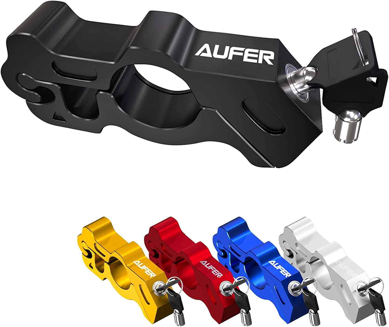 Universal Heavy Duty Motorcycle Grip Lock Handlebar Lock Throttle Lock ...