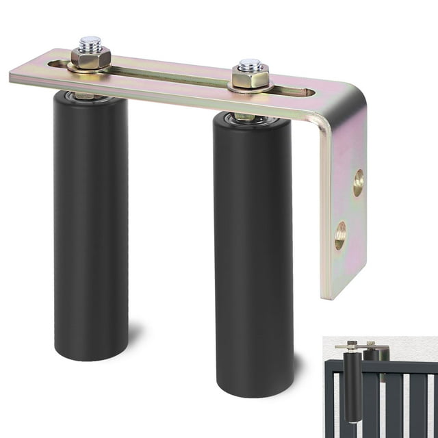 Universal Heavy Duty Slide Gate Guide Roller, 6" Nylon Rollers with ...