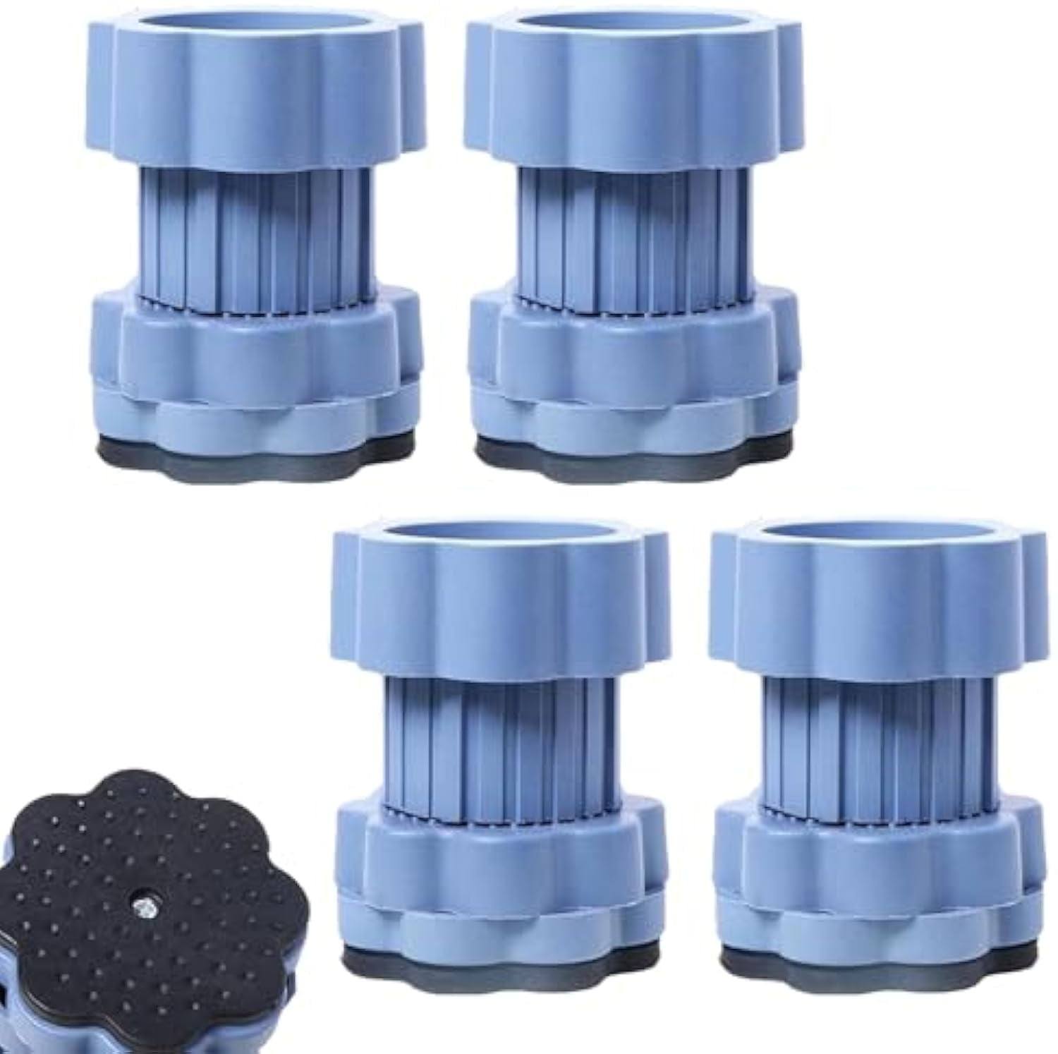 Universal Heightening Pad for Washing Machine Base, Shock-Absorbing Slip Base, Adjustable Height ...