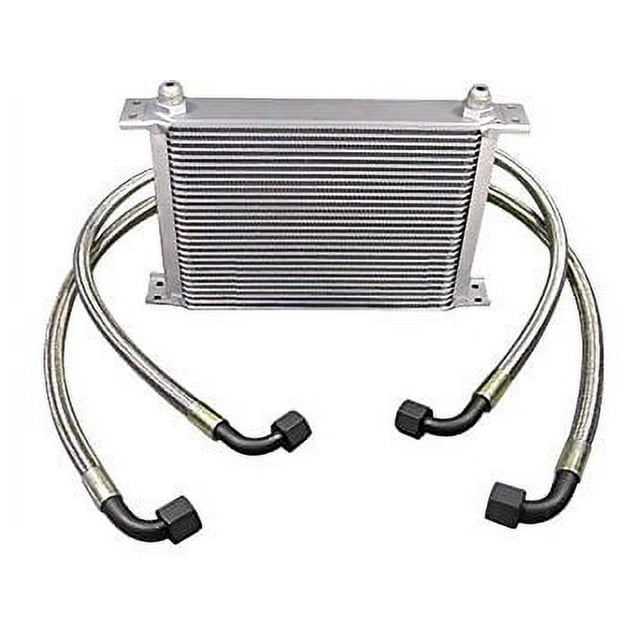 Universal High Performance Aluminum 30 Row AN10 Oil Cooler Kit ...