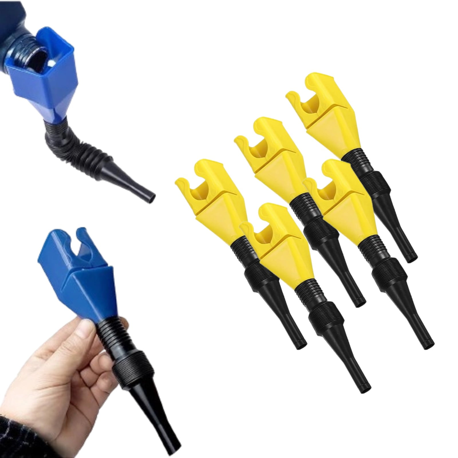 Universal Household Folding Buckle Funnel, Retractable Auto Fuel Snap ...