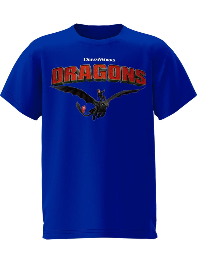 Universal How to Train Your Dragon Logo Youth Tee Shirt, XS-XL (Unisex ...