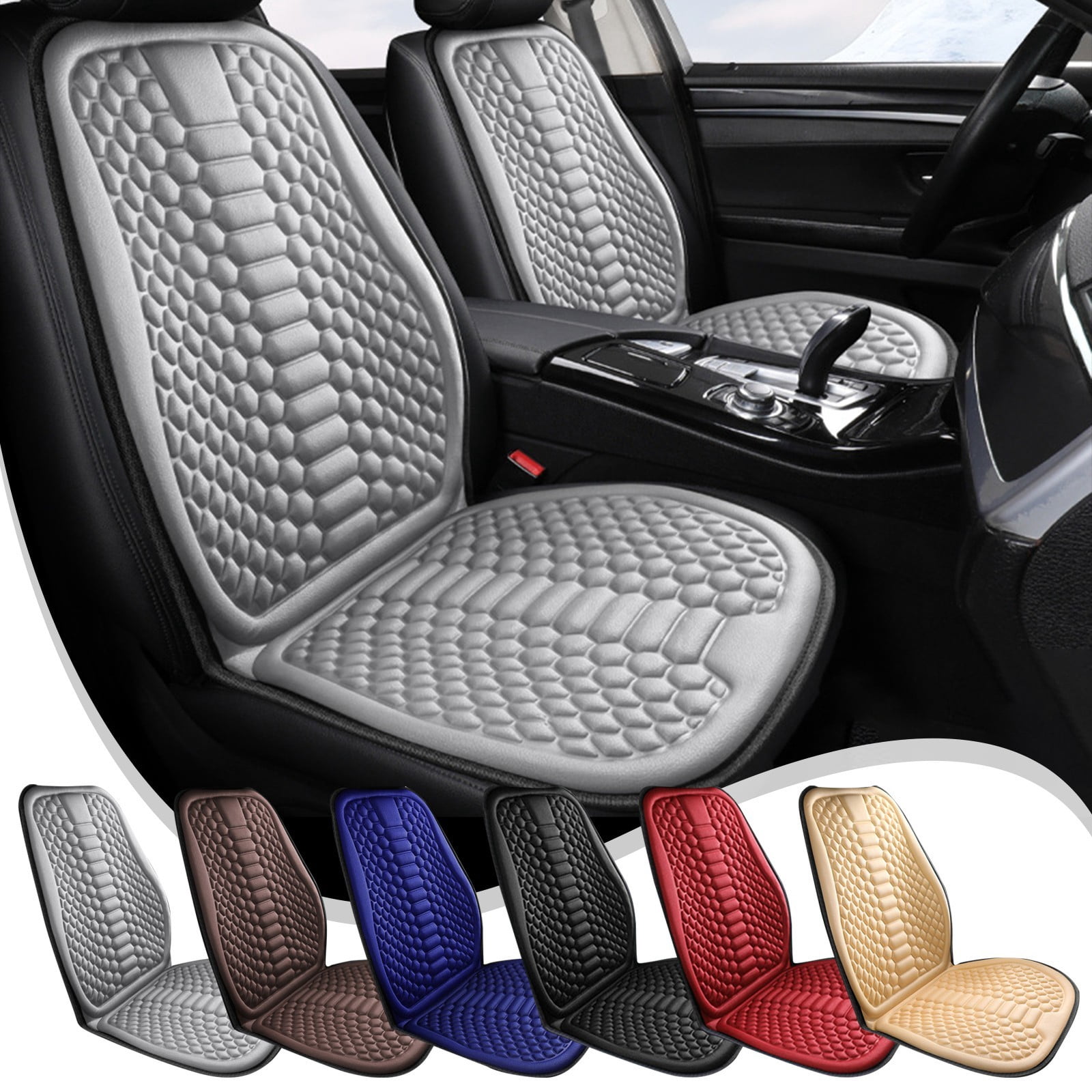 Universal Ice Silk Car Seat Cushion, Breathable Cooling Pad, Waterproof ...