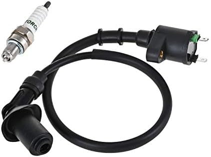 Universal Ignition Coil + A7TC Spark Plug for 50cc 80cc 90cc 125cc ...