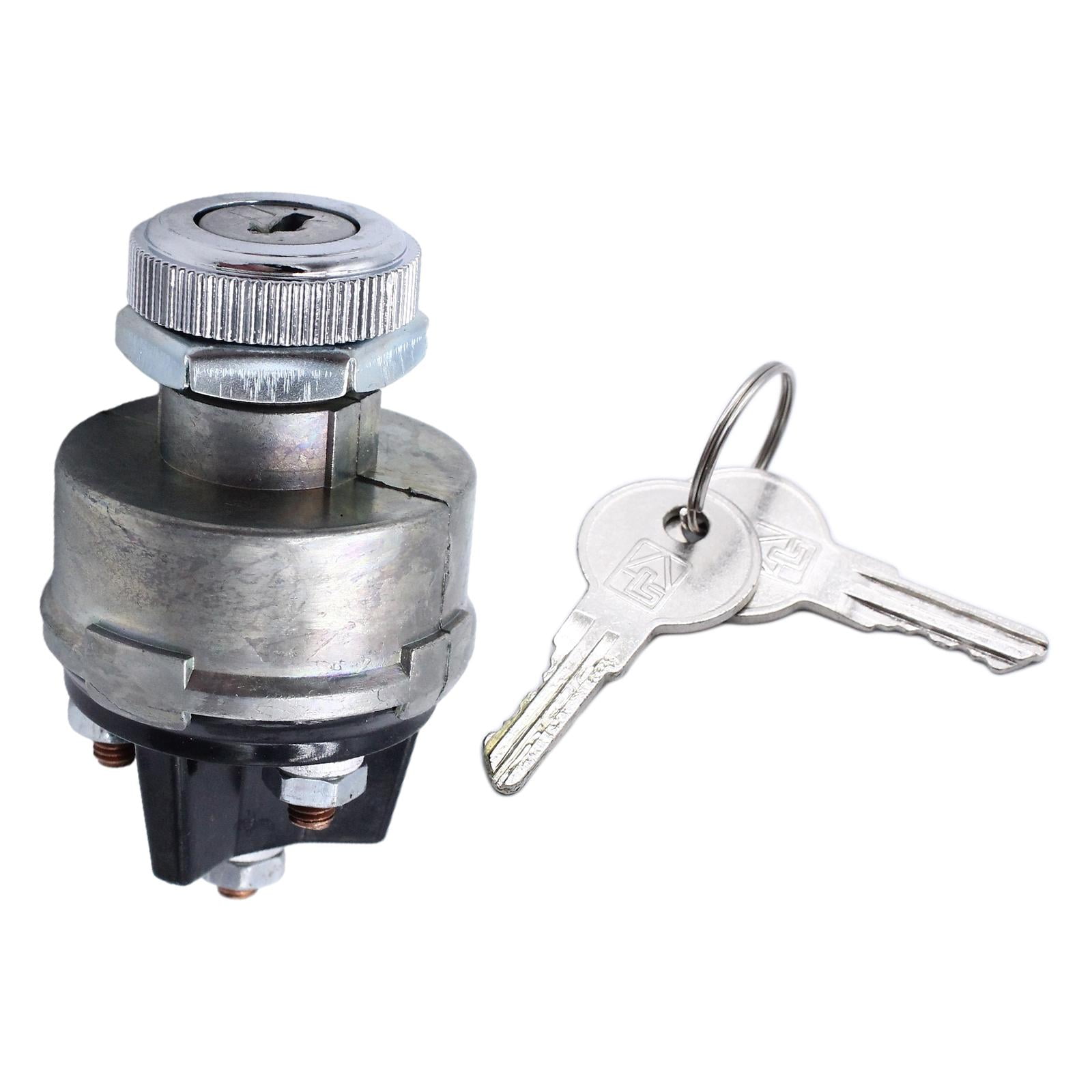 Universal Ignition Switch, 3 Position, with 2 Key ,Ignition Starter ...