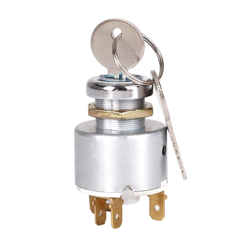 Universal Ignition Switch Key Lock Cylinder Ignition Switch Key Starter ...