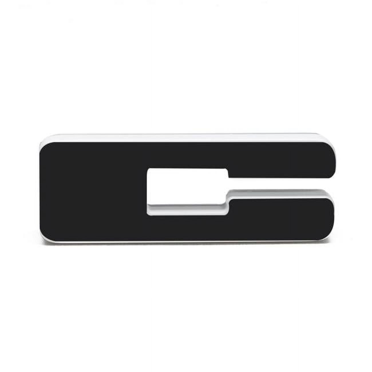 Universal Illuminated LED Letter Badges, Matte Black Surface Finish - C ...