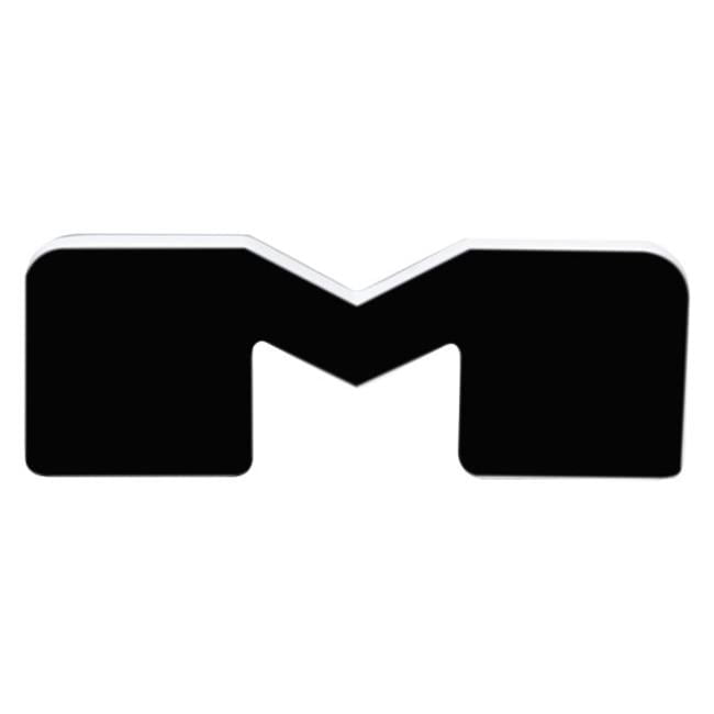 Universal Illuminated LED Letter Decals, Matte Black Surface Finish - M ...