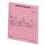 Universal Important Message Pink Pads, 4.25 x 5.5, 1/Page, 50 Forms/Pad ...