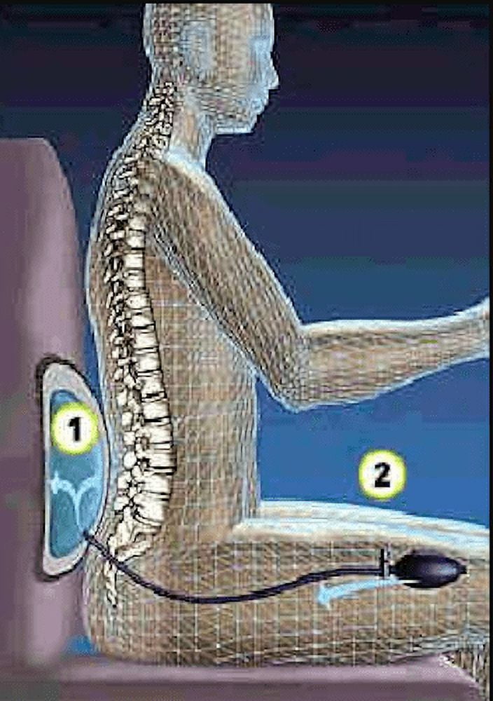 Universal Inflatable In Seat Lumbar Air Bladder - Walmart.com