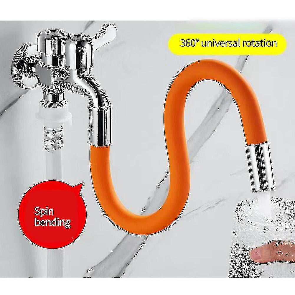 Universal Interface 360 Degree Water Tap Extension Hose-orange,20cm ...
