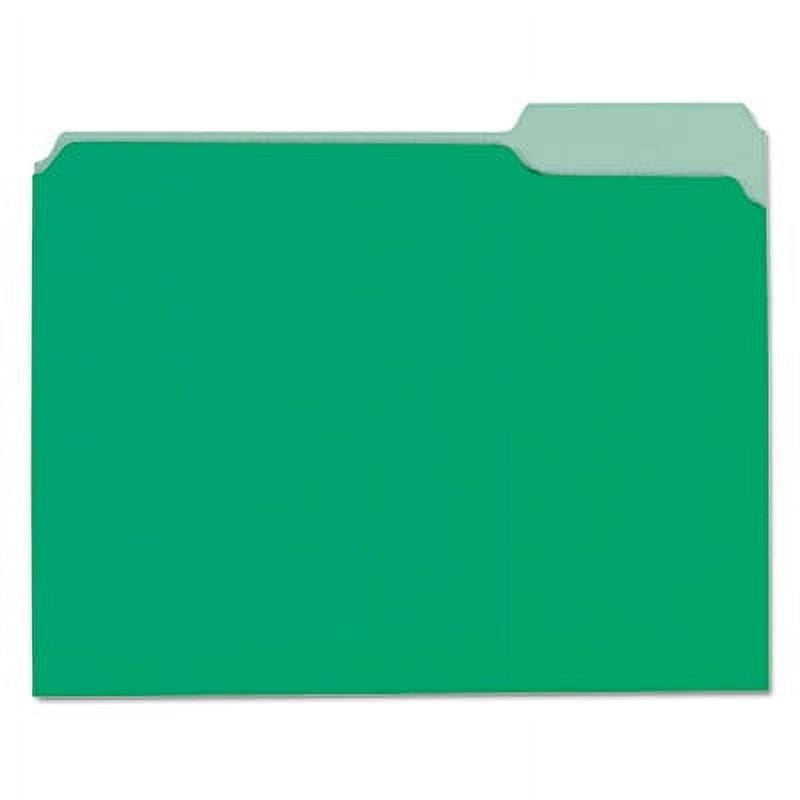 Universal Interior File Folders, 1/3-Cut Tabs: Assorted, Letter Size ...