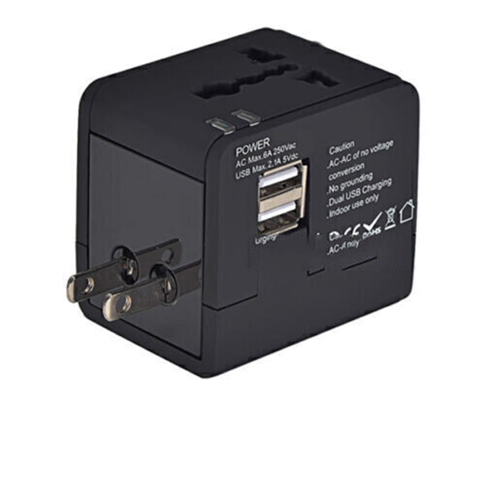 Universal International Travel Adapter USB Power Plug Charger Converter ...