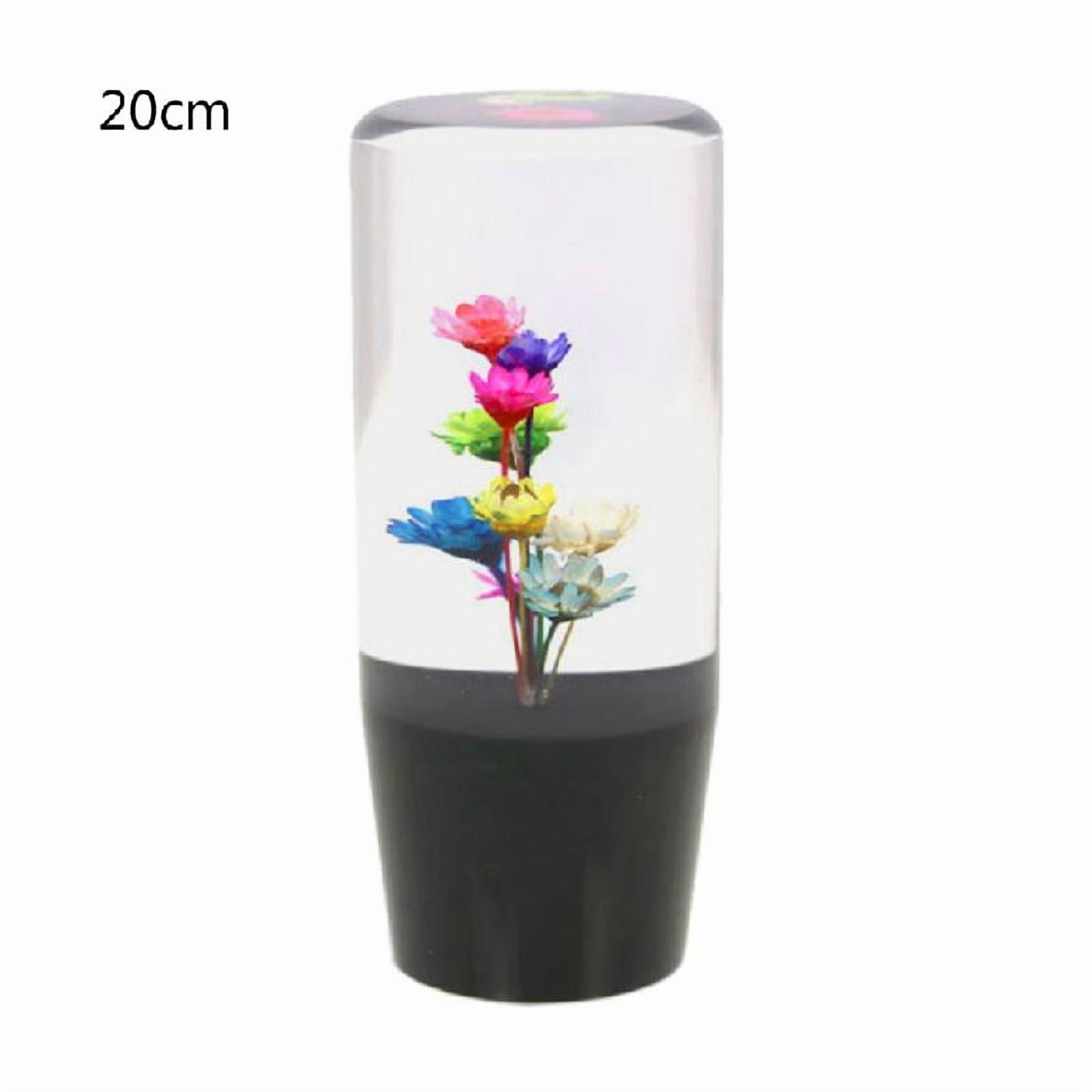 Universal JDM-Bride Clear Crystal Real Flowers Manual Gear Shift Knob ...