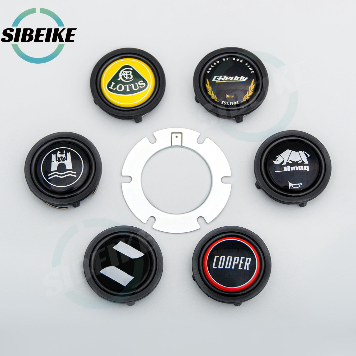 Universal JDM Steering Wheel Horn Button Greddy Horn Push Cover Button ...