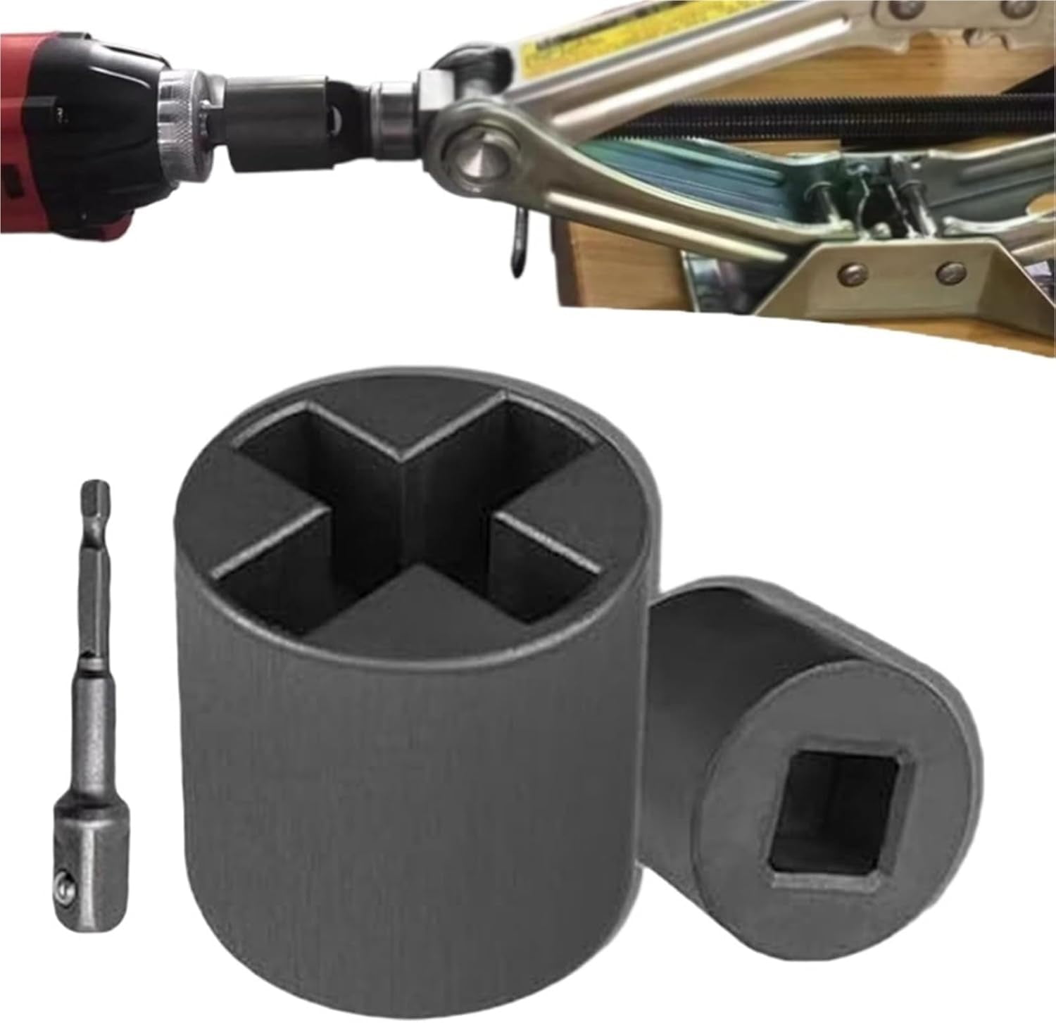 Universal Jack Socket Adapter For Hand Drill, Electric Trailer Jack ...