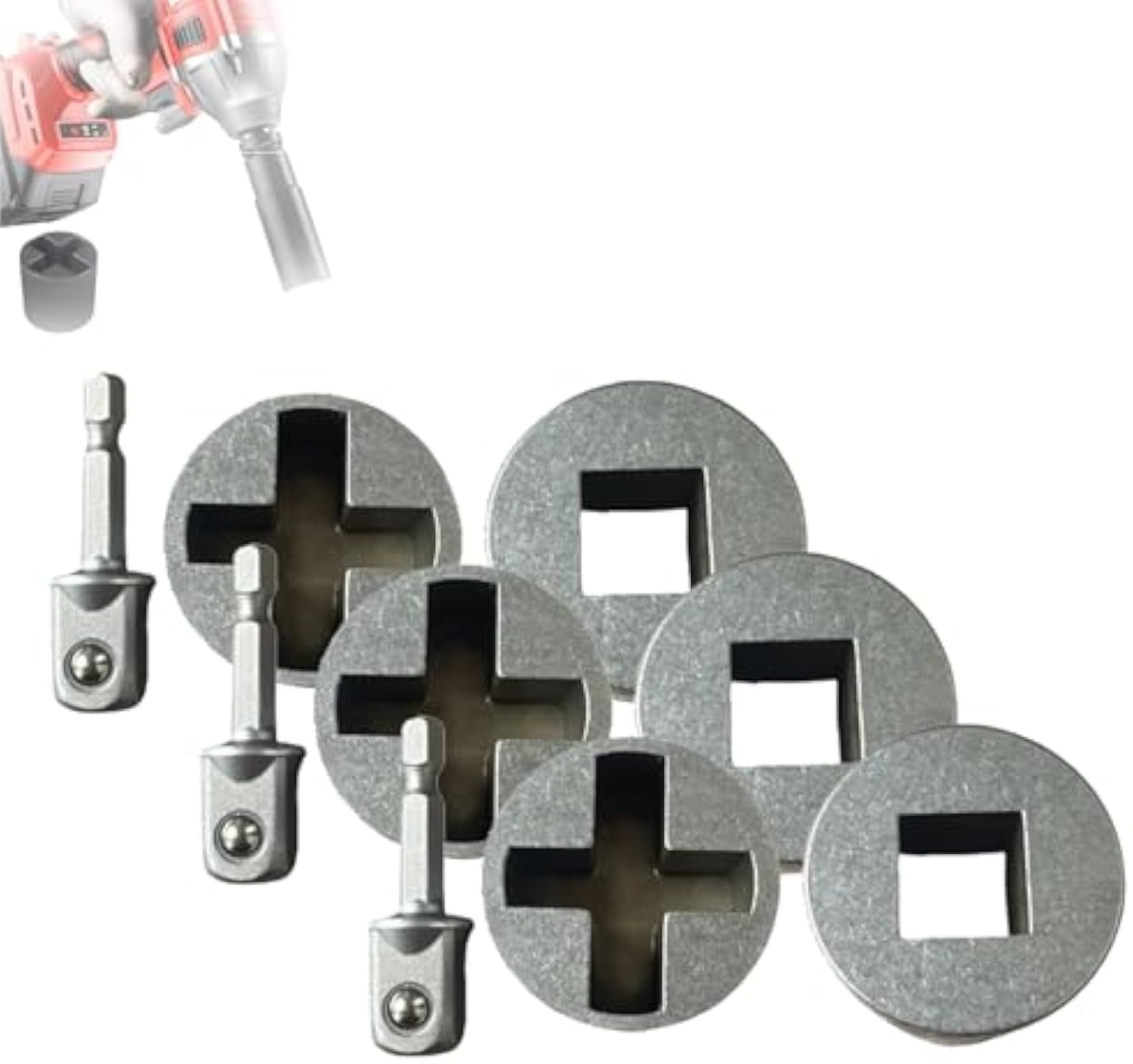 Universal Jack Socket Adapter for Hand Drill, Scissor Jack Drill ...