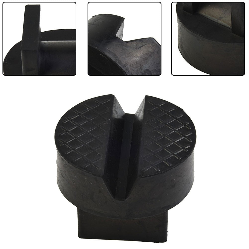 Universal Jack Stand Pad Adaptor Tool Floor Pinch Weld Slotted Rubber ...