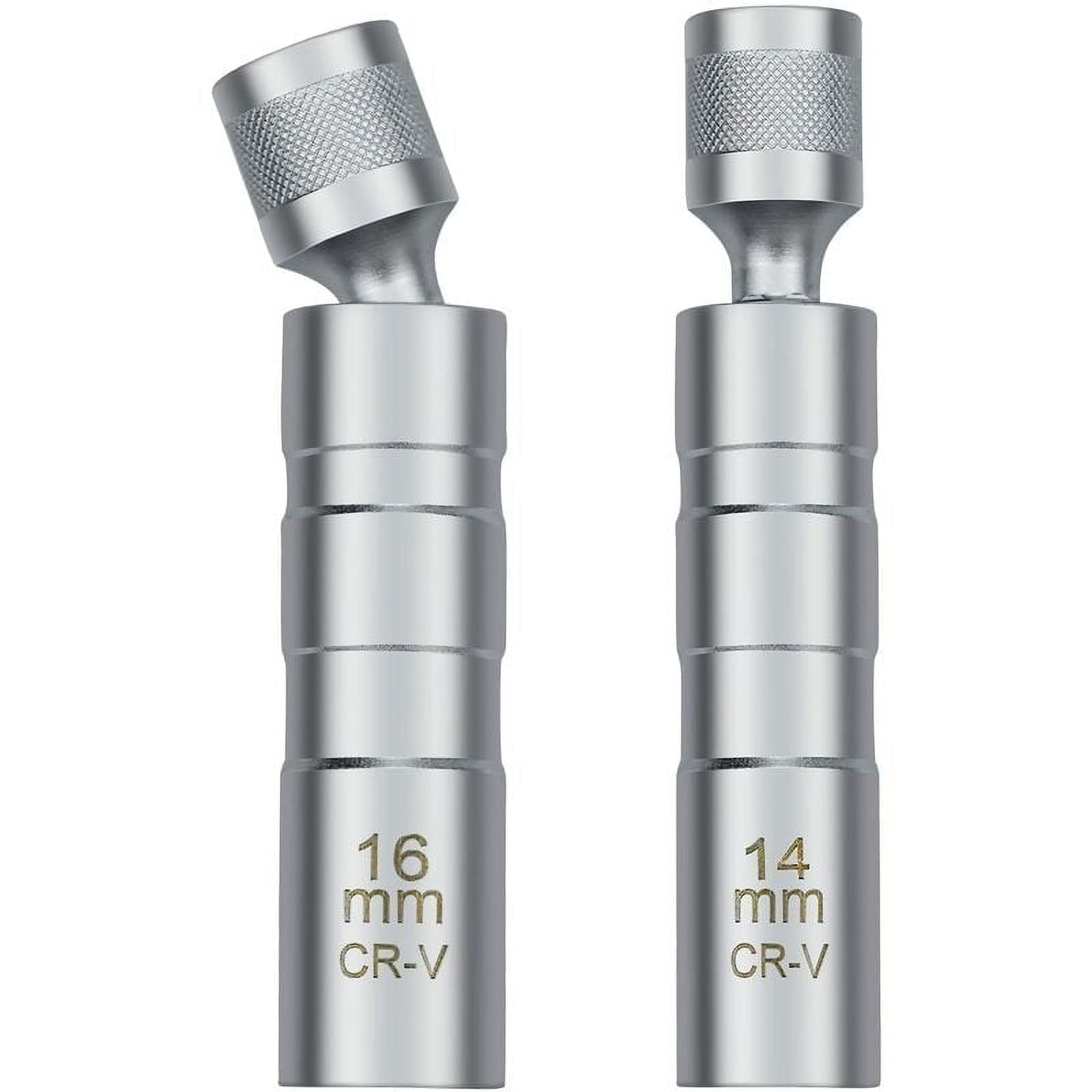 Universal Joint Flexibility Spark Plug Socket, Magnetic Swivel Spark ...