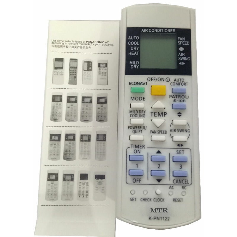 Universal K-PN1122 For all national Panasonic air conditioner remote ...