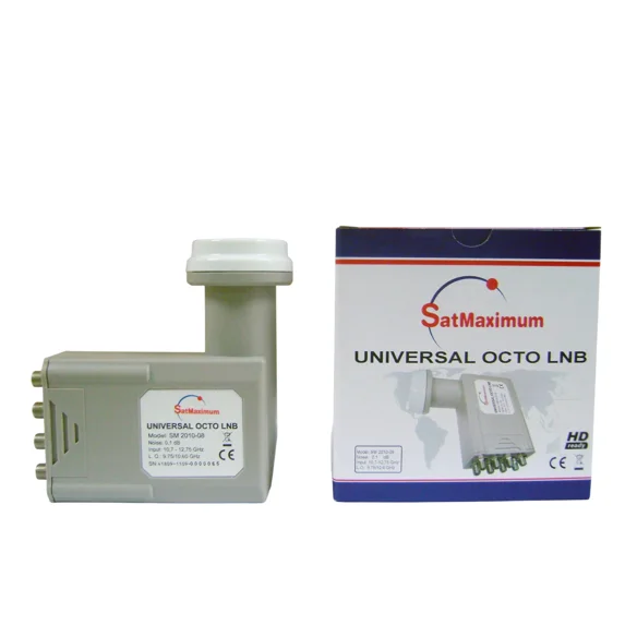 Universal KU Band Octo LNB 0.1dB – Linear FTA LNBF HD Satellite Dish ...