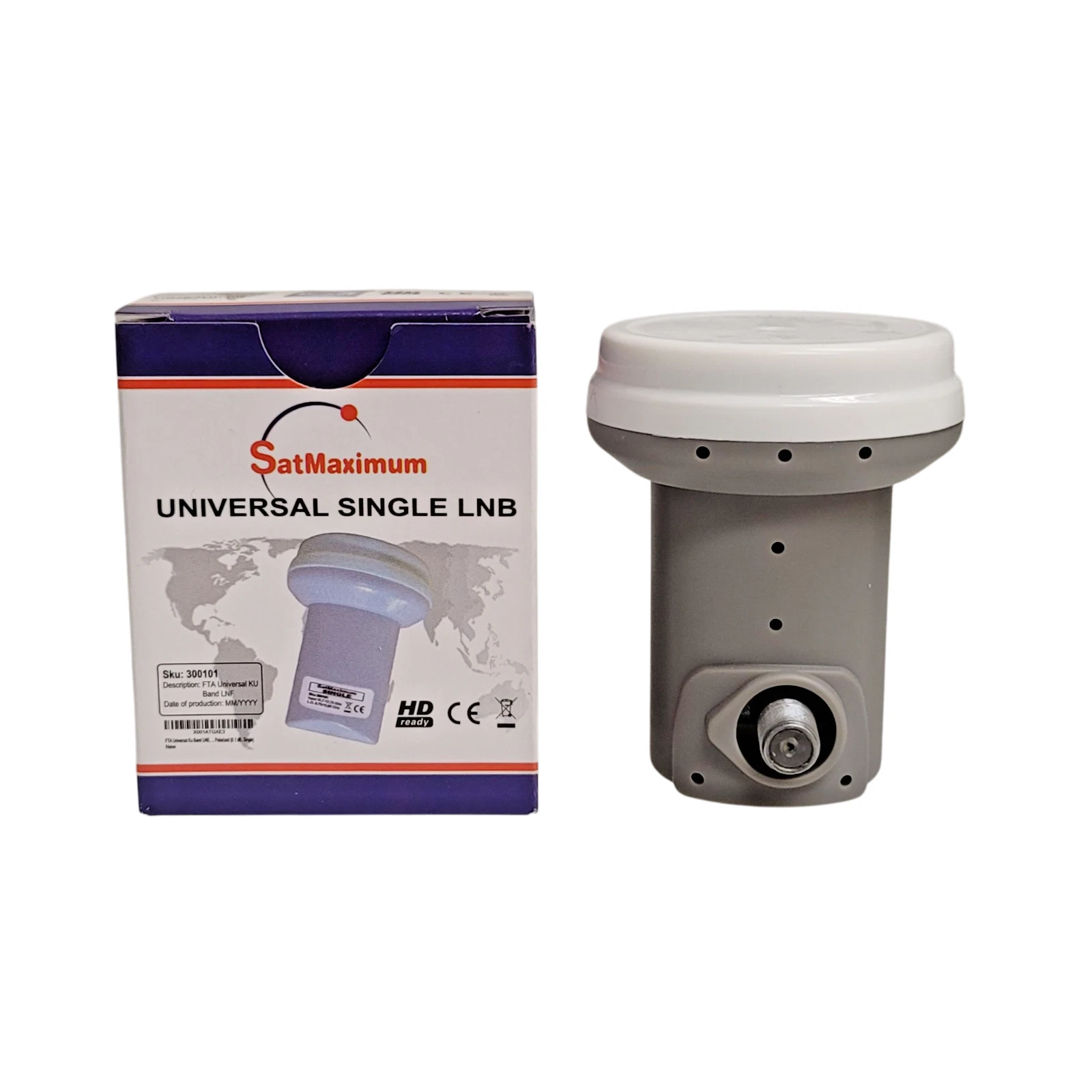 Universal KU Band Single LNB 0.1dB – Linear FTA LNBF HD Satellite Dish Receiver for Free-to-Air ...