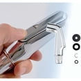 Universal Kitchen Sink Side Spray Head Replacement, Chrome-Plated Metal ...