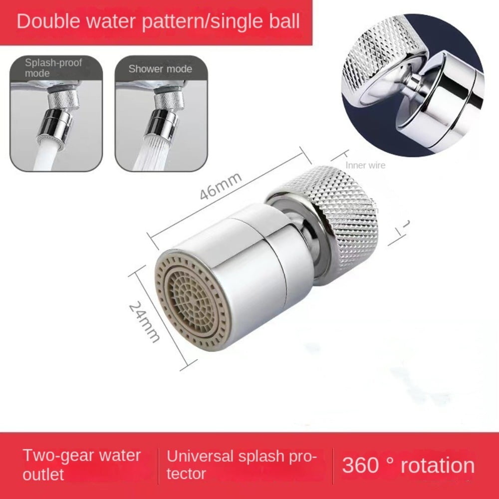 Universal Kitchen Water Saving Diffuser Splashback Tap Nozzle 2 Mode ...