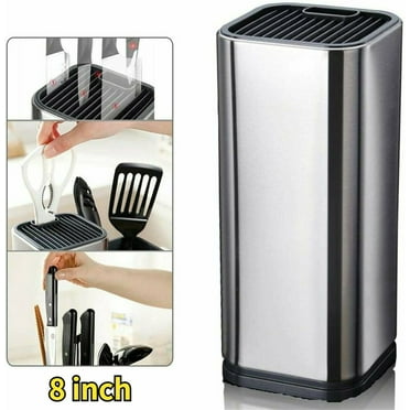 Kuhn Rikon Easy Clean Round Acrylic Knife Block, Green - Walmart.com