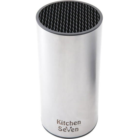 Universal Knife Block - Stainless Steel Kitchen Knife Holder Without ...