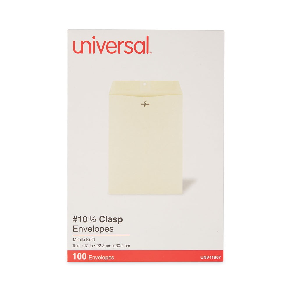 Free Shipping! Universal Kraft Clasp Envelope, #10 1/2, Cheese Blade ...