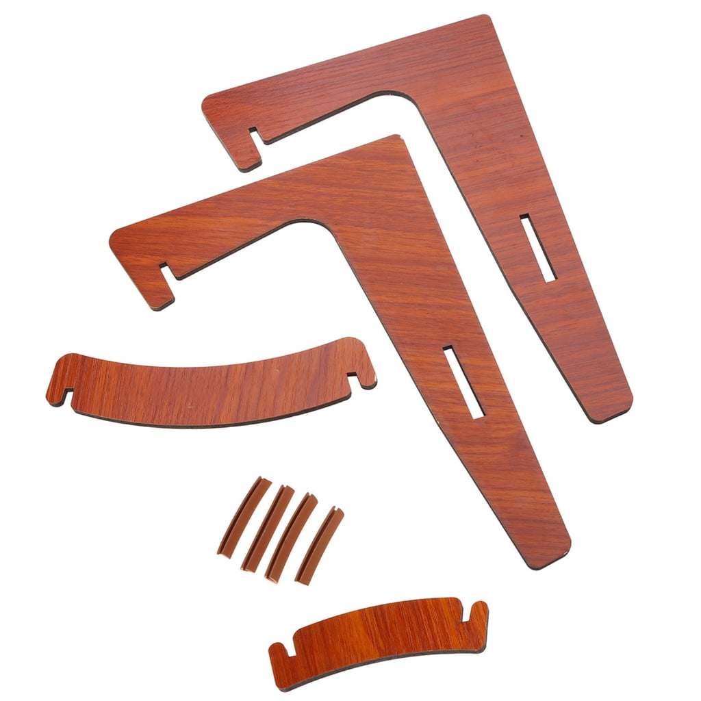 Universal L-Frame Wood Guitar Stand Portable Ukulele Shelf Violins ...
