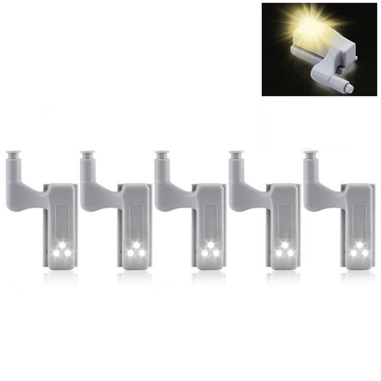 Universal LED Inner Hinge Lamp Cabinet Induction Lights Wardrobe Cupboard Sensor Lights Bedroom ...