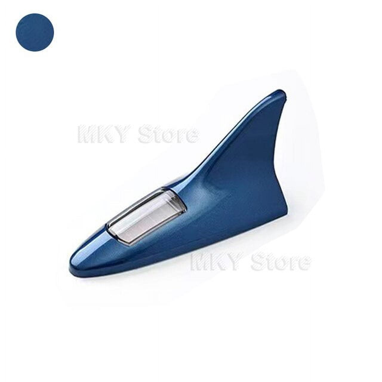 Universal LED Light Car Shark Fin Antenna with Solar Energy Auto Radio ...