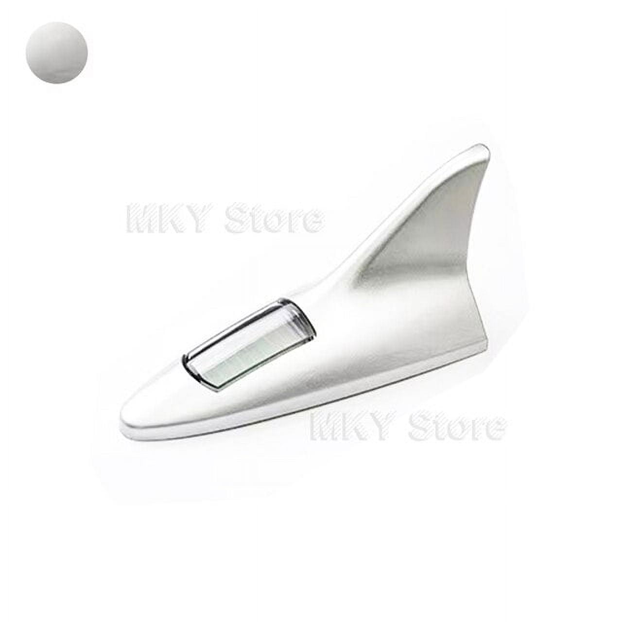 Universal LED Light Car Shark Fin Antenna with Solar Energy Auto Radio ...
