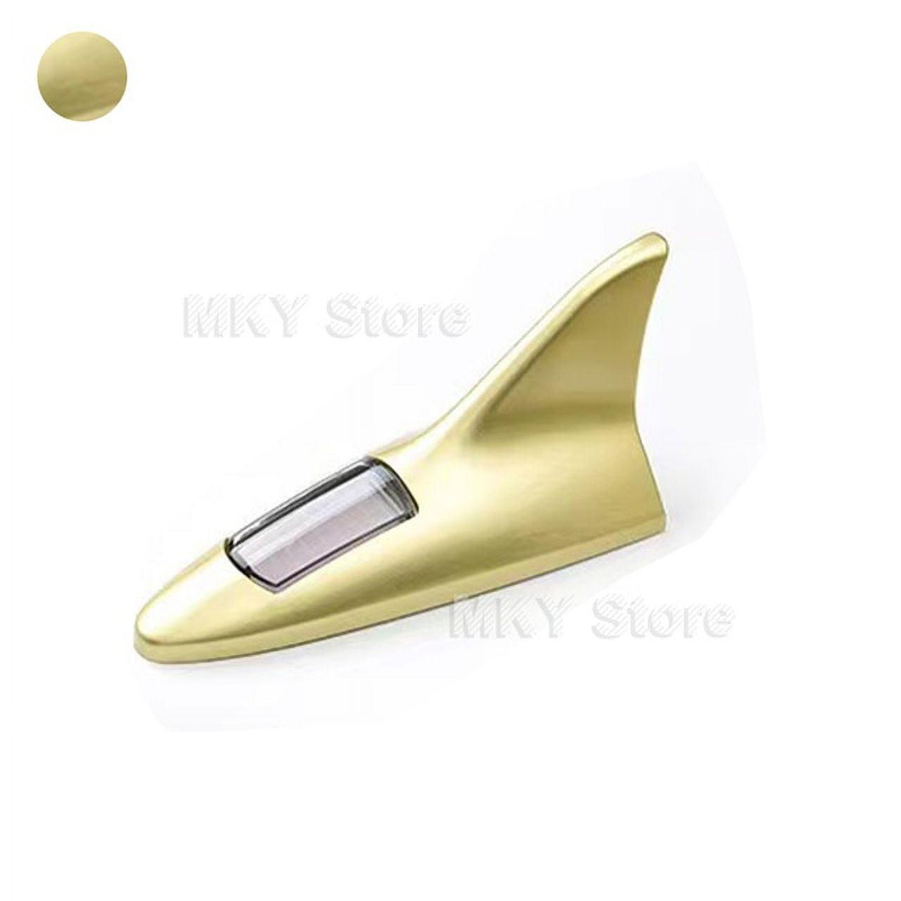 Universal LED Light Car Shark Fin Antenna with Solar Energy Auto Radio ...