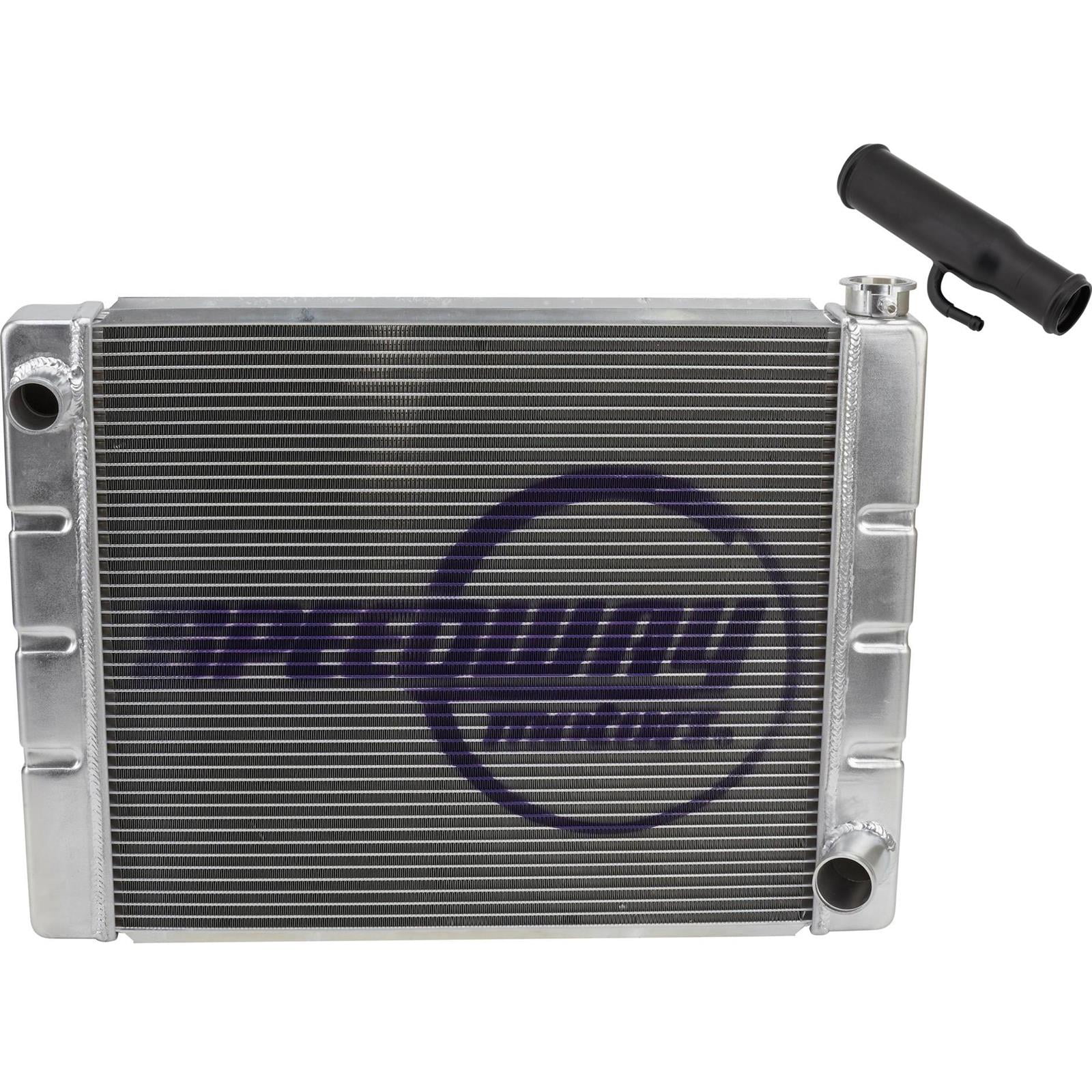 Universal LS Swap 24 Inch Radiator w/Steam Port Hose Adapter - Walmart.com