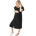 Universal Labor & Delivery Gown | Black - Walmart.com