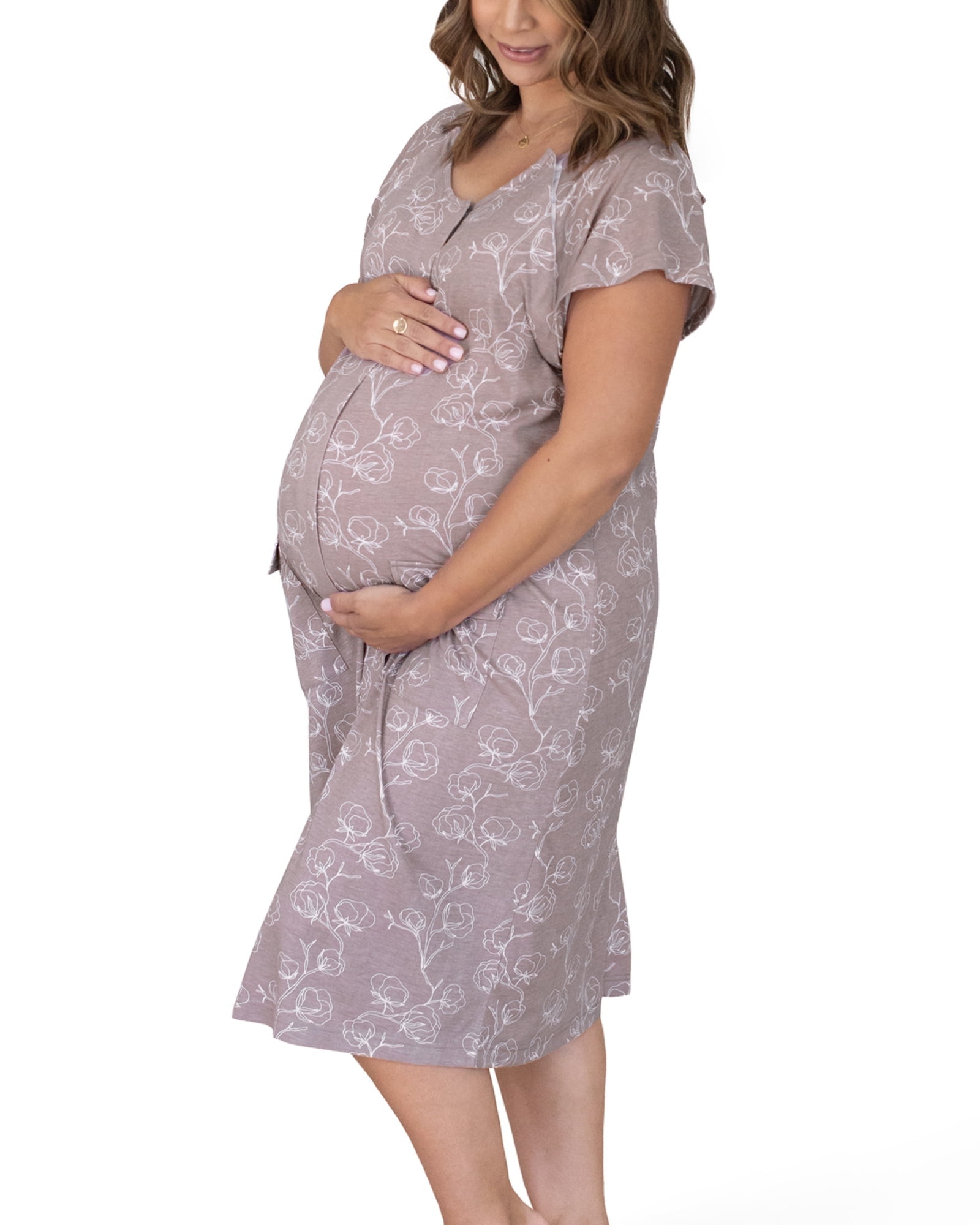 Kindred Bravely Labor and Delivery Gown, 3 in 1 Hospital Gowns for ...