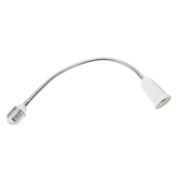 Milisten Light Bulb Base Adapter White 1Pack 15.6X1.5X1.5In - Walmart.com