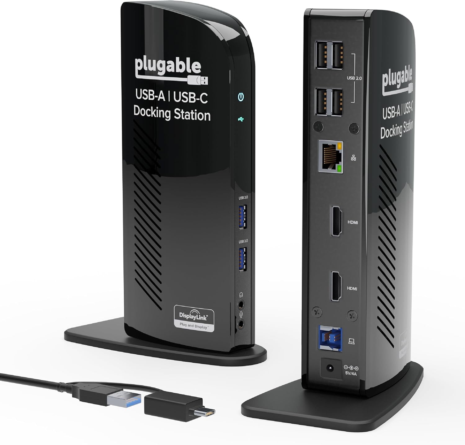 Universal Laptop Docking Station Dual HDMI Monitor for Windows and Mac ...