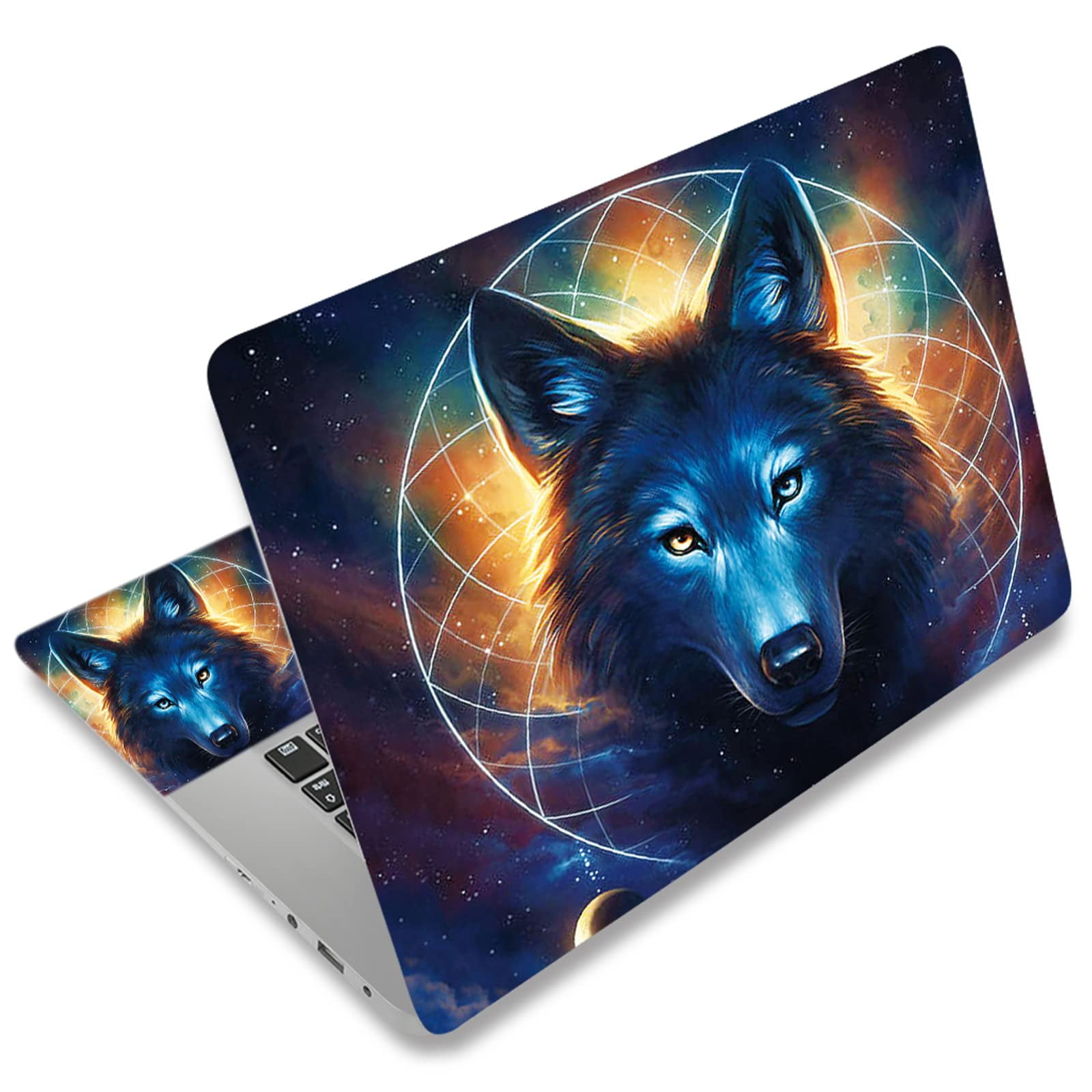 Universal Laptop Skin Sticker Decal, 12-15.6 inch Laptop Reusable-Cool ...