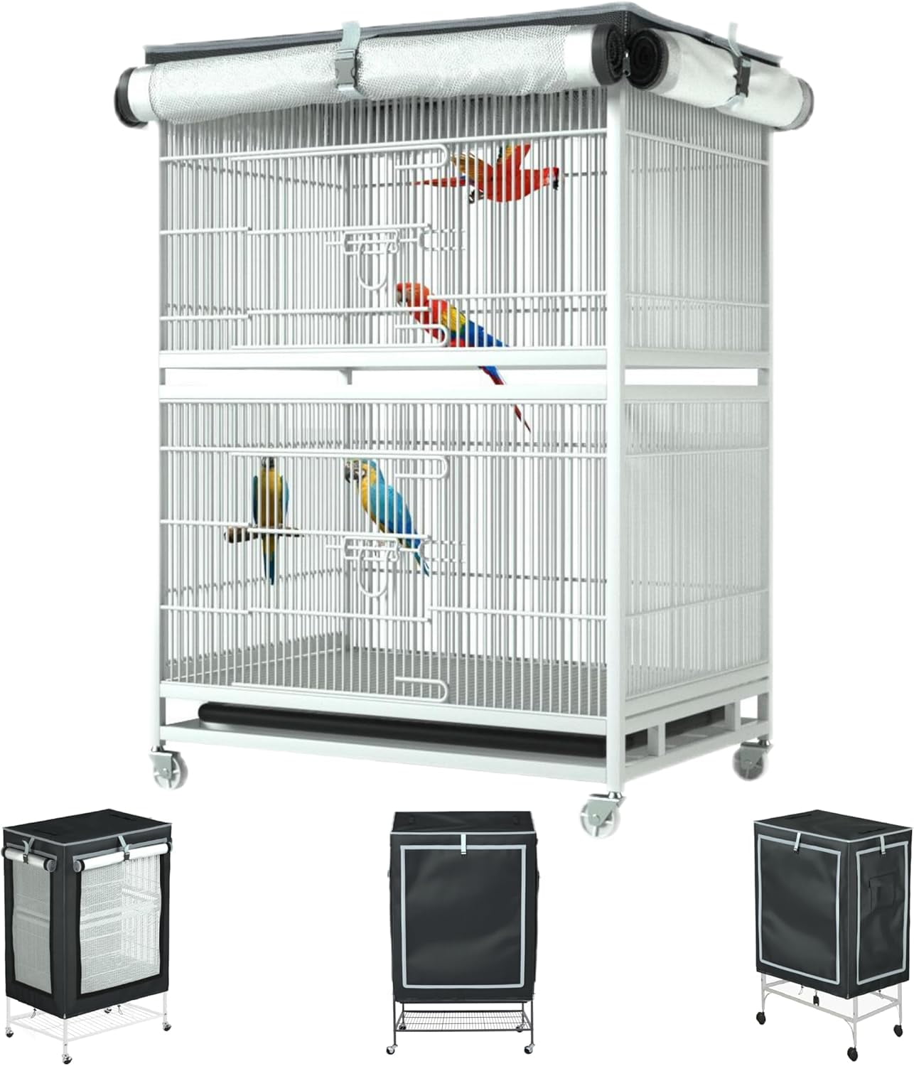 Universal Large Bird Cage Cover - Bird Cage Covers for Night, Good ...