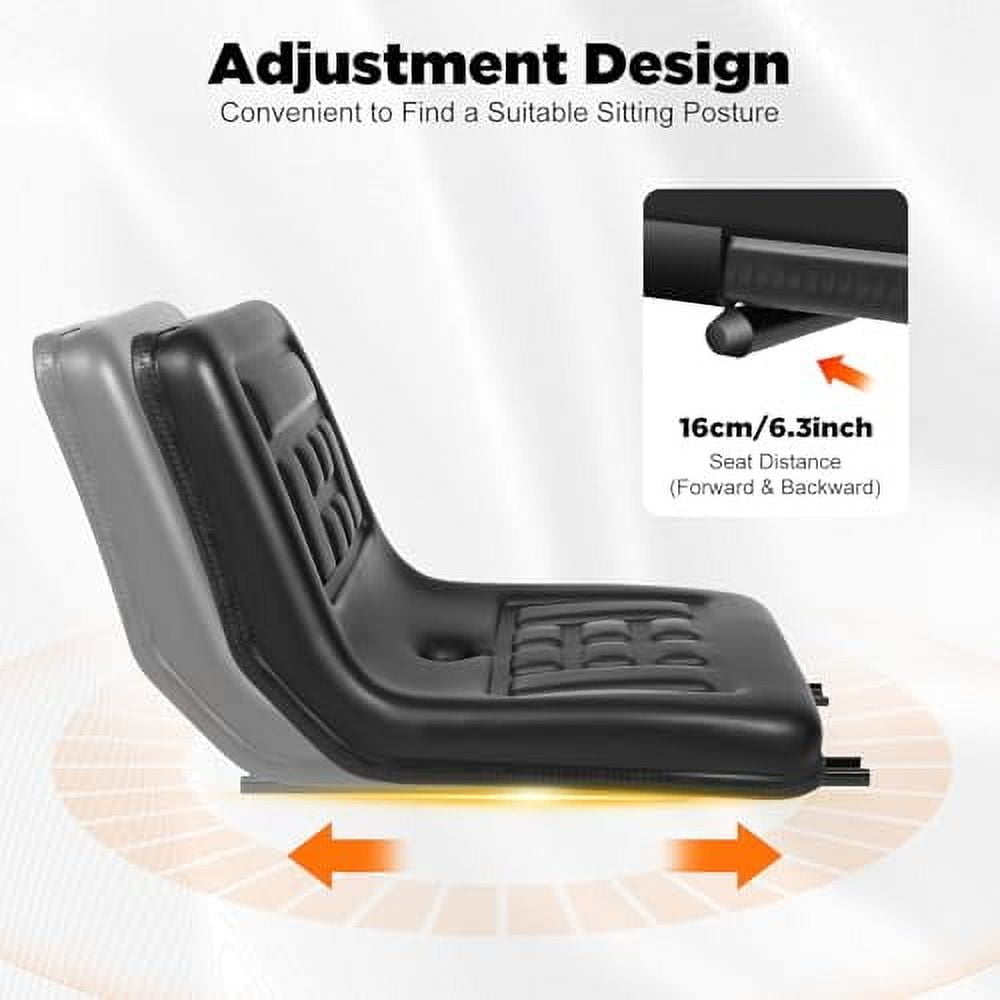 Universal Lawn Tractor Seat Replacement, 14.6x14x13 Inch Universal ...