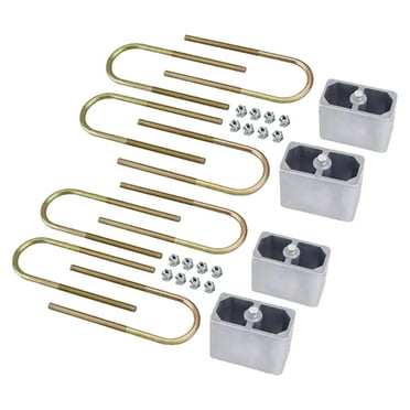 Universal Leaf Spring Lowering Block Kit, 4 Inch - Walmart.com