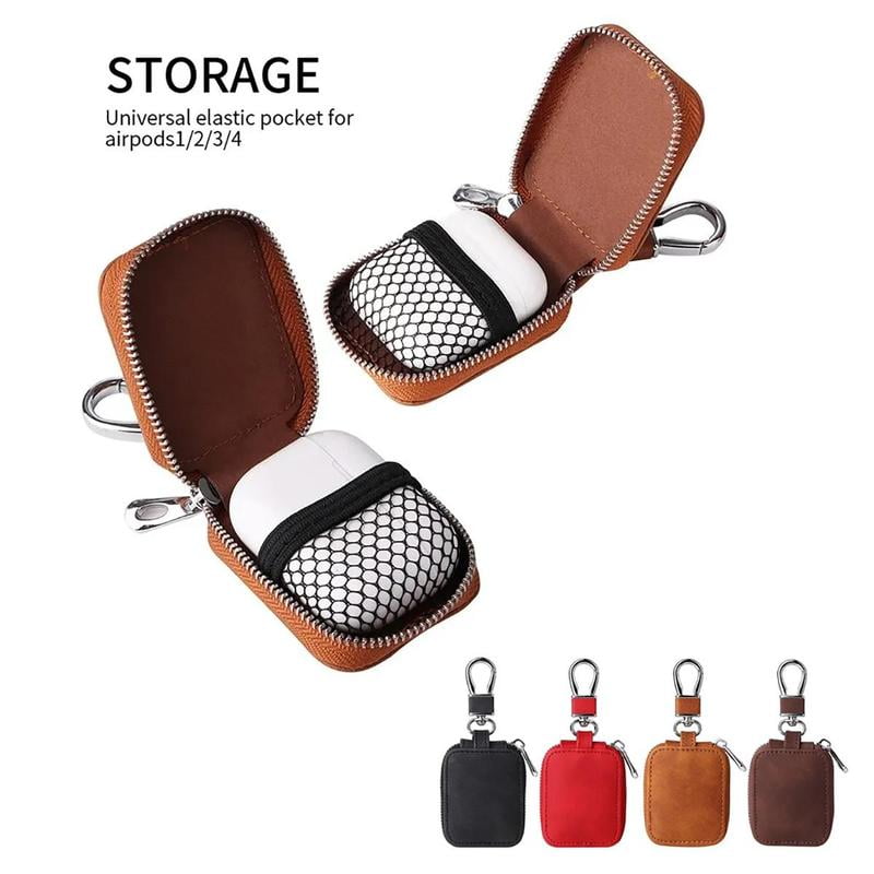 Universal Leather Case for AirPods 1/2/3/Pro, Dustproof & Waterproof ...
