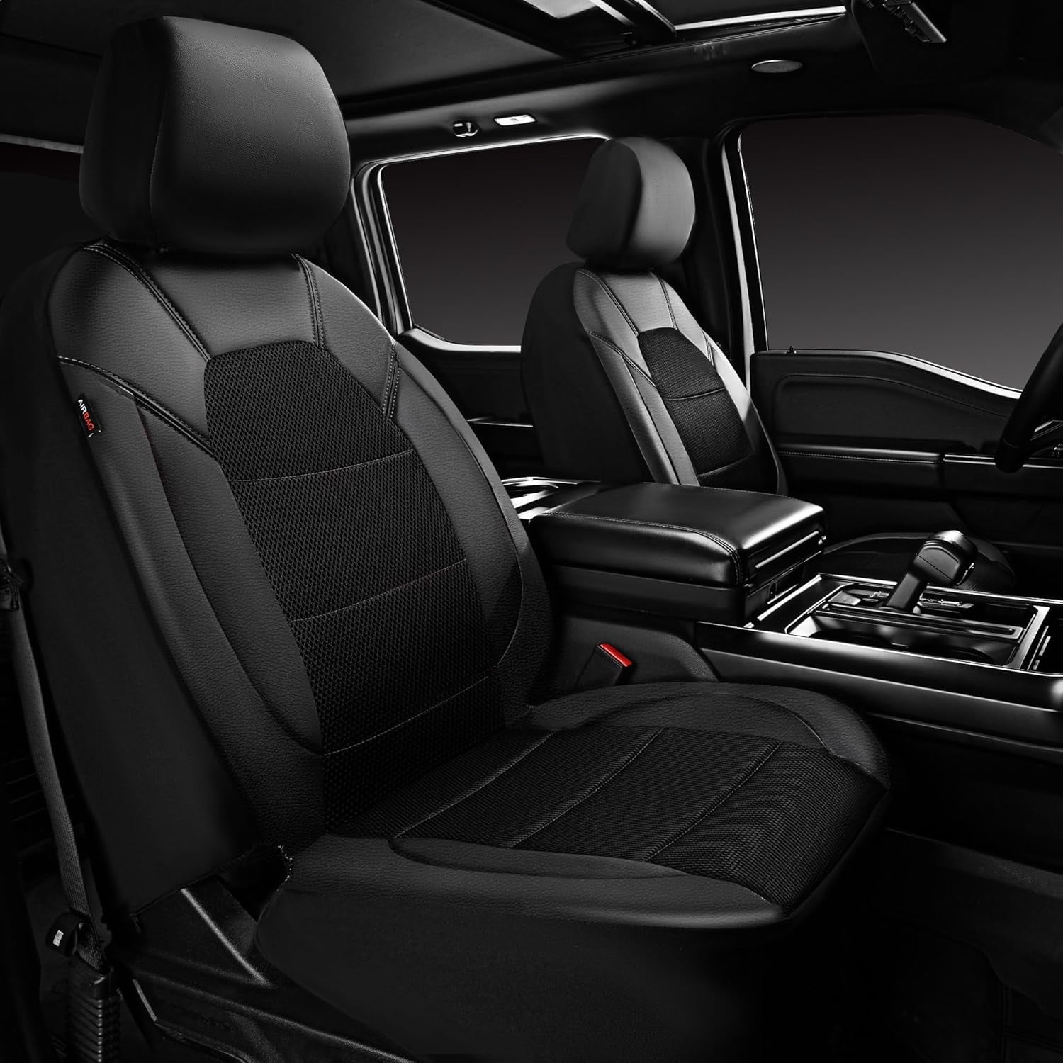 Universal Leather car seat Covers Sport fits Most Cars, SUVs, Trucks ...