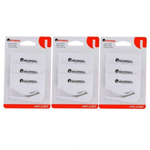 Universal Letter Slitter Hand Letter Opener w/Concealed Blade, 2 1/2 ...